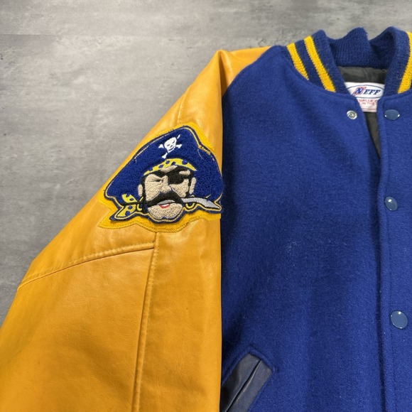 Neff | Jackets & Coats | Vintage Neff Varsity Jacket Mens Large Blue ...